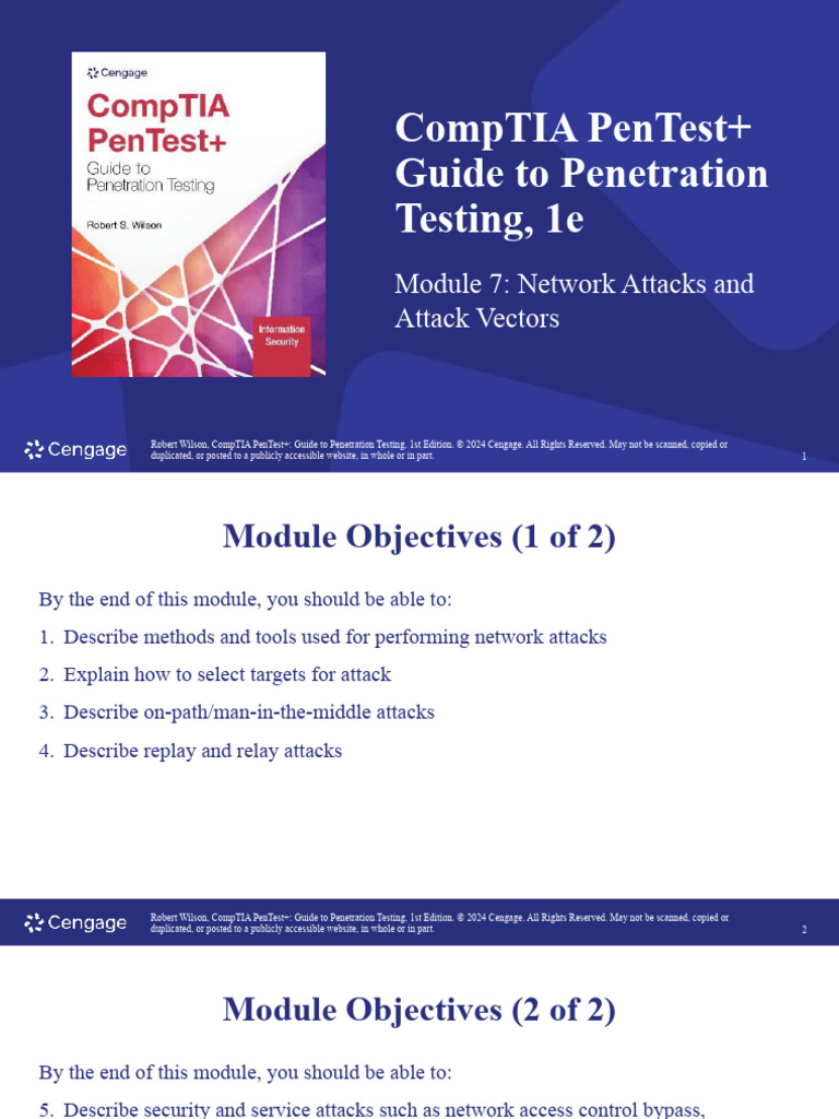 PenTest+ PowerPoint 7 | PDF | Port (Computer Networking) | Denial Of ...