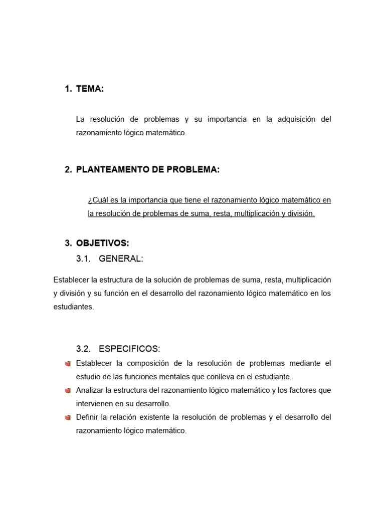 La Resolución de Problemas y Su Importancia en La Adquisición Del ...