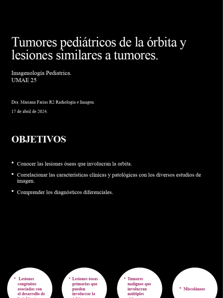 Lesiones Oseas de La Orbita 2 | PDF | Causas de la muerte | Neoplasias