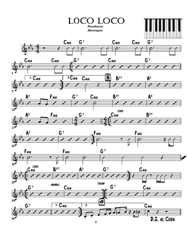 Loco Loco - Piano Rumberos | PDF