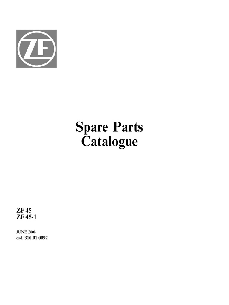 ZF45-1 2008 | Download Free PDF | Motor Vehicle