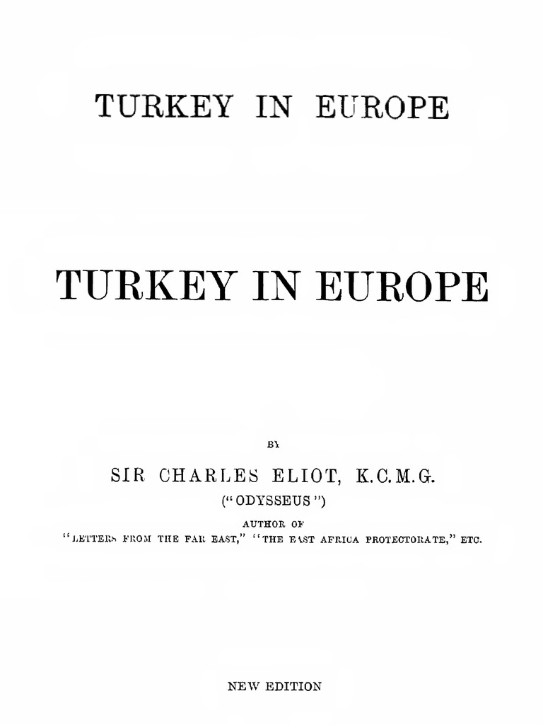 Turkey in Europe | PDF | Turkey | Ottoman Empire