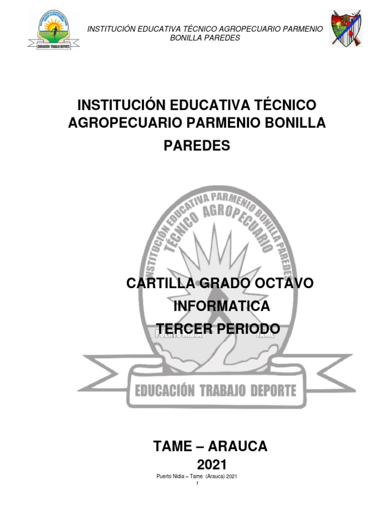MODULO DE OCTAVO INFORMATICA 3ER PERIODO | Descargar gratis PDF ...