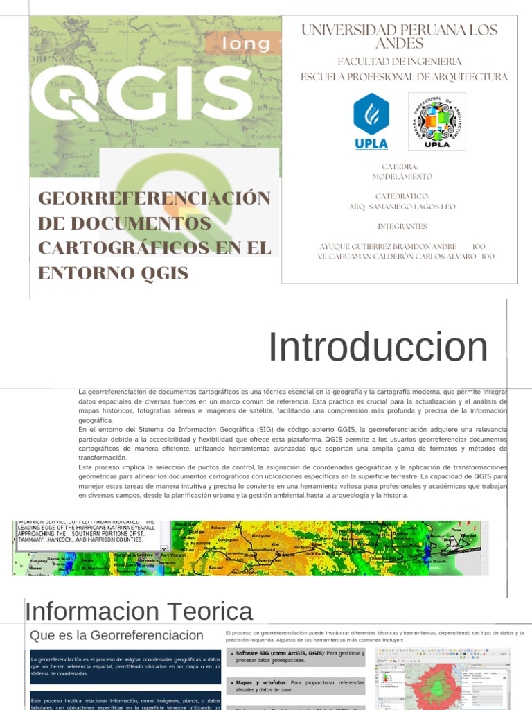 GEORREFERENCIACIÓN DE DOCUMENTOS CARTOGRÁFICOS EN EL ENTORNO QGIS | PDF | Sistema de información ...
