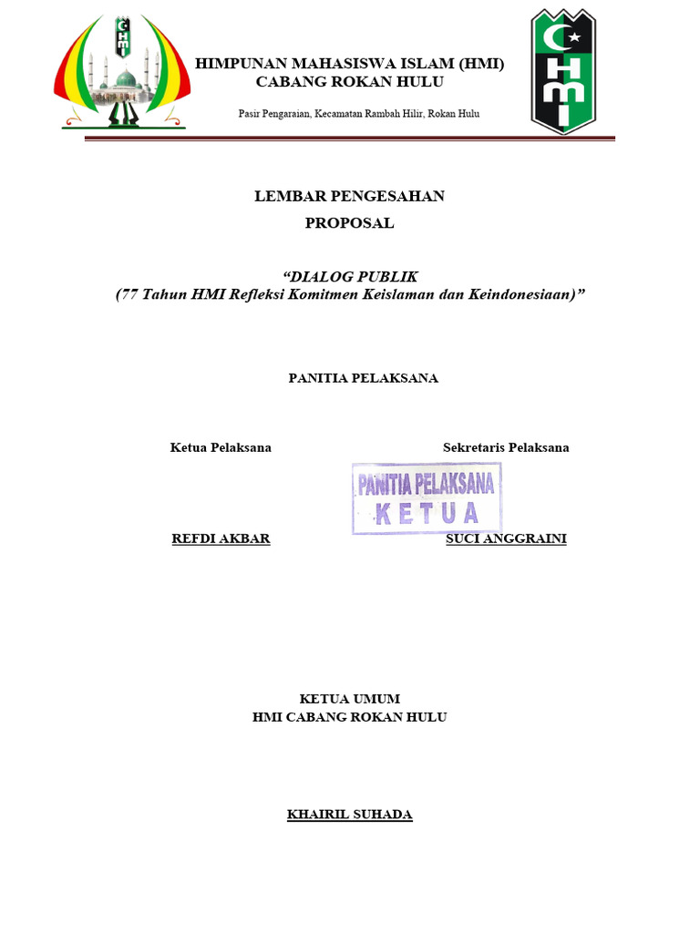 Proposal - Hmi - Dialog Publik | PDF