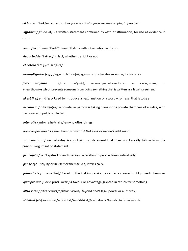 Ad Hoc | PDF | Law