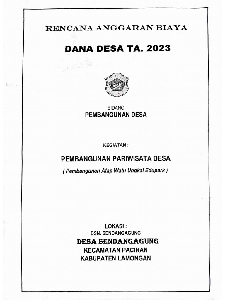 RAB Pemb. Atap WES | PDF