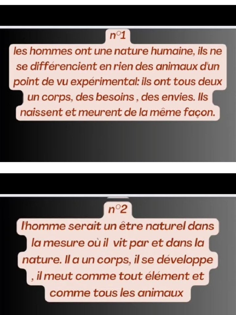 Arguments Nature Et Culture | PDF