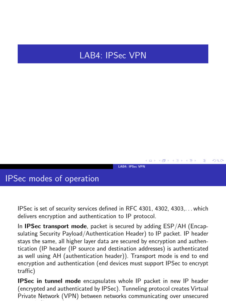 Ipsec Lab 2 Pdf Computer Networking Network Layer Protocols 0136