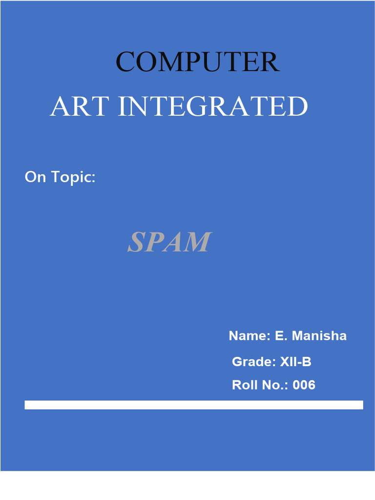 spam details | PDF | Spamming | Email Spam