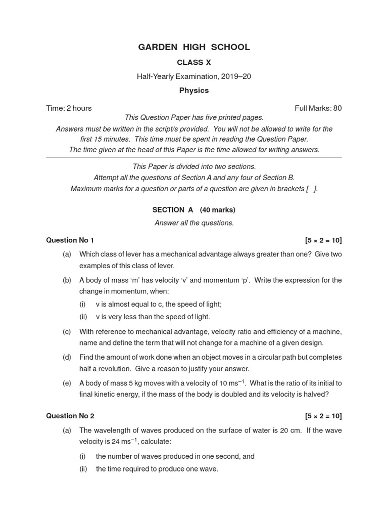 10 Physics 19-20 | PDF | Waves | Electromagnetic Radiation