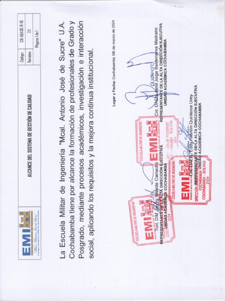 Alcance SGC | PDF