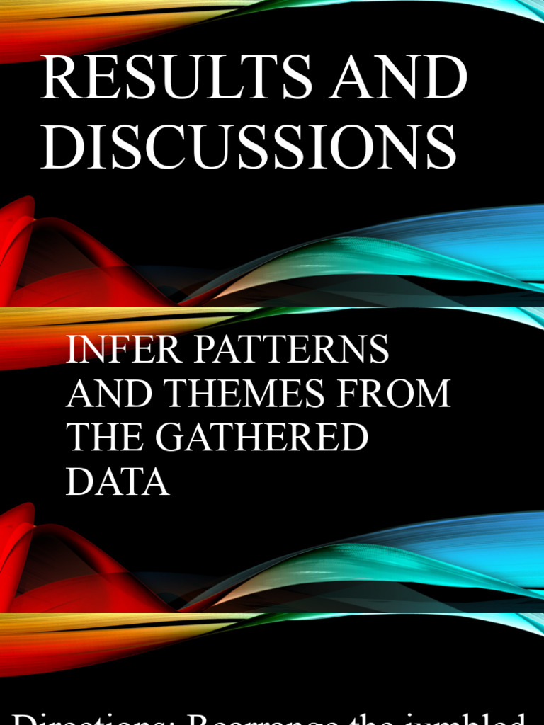 Chapter IV Infer Patterns and Themes From The Gathered Data | PDF ...