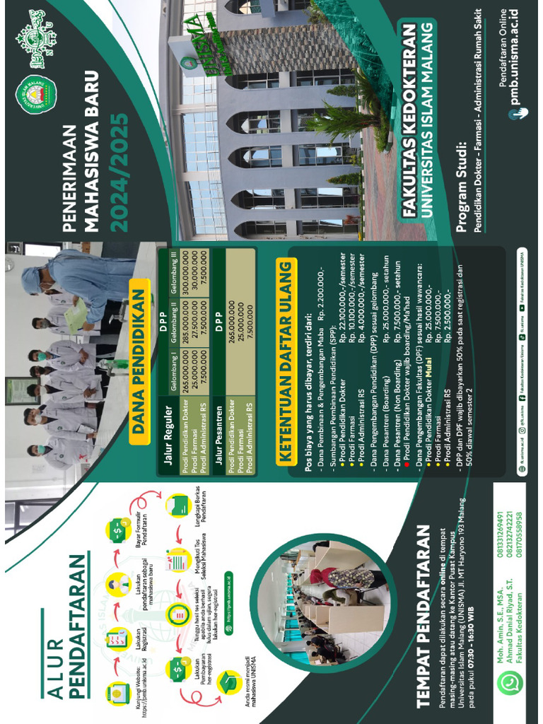 Brosur SPMB FK UNISMA 2024 Depan | PDF