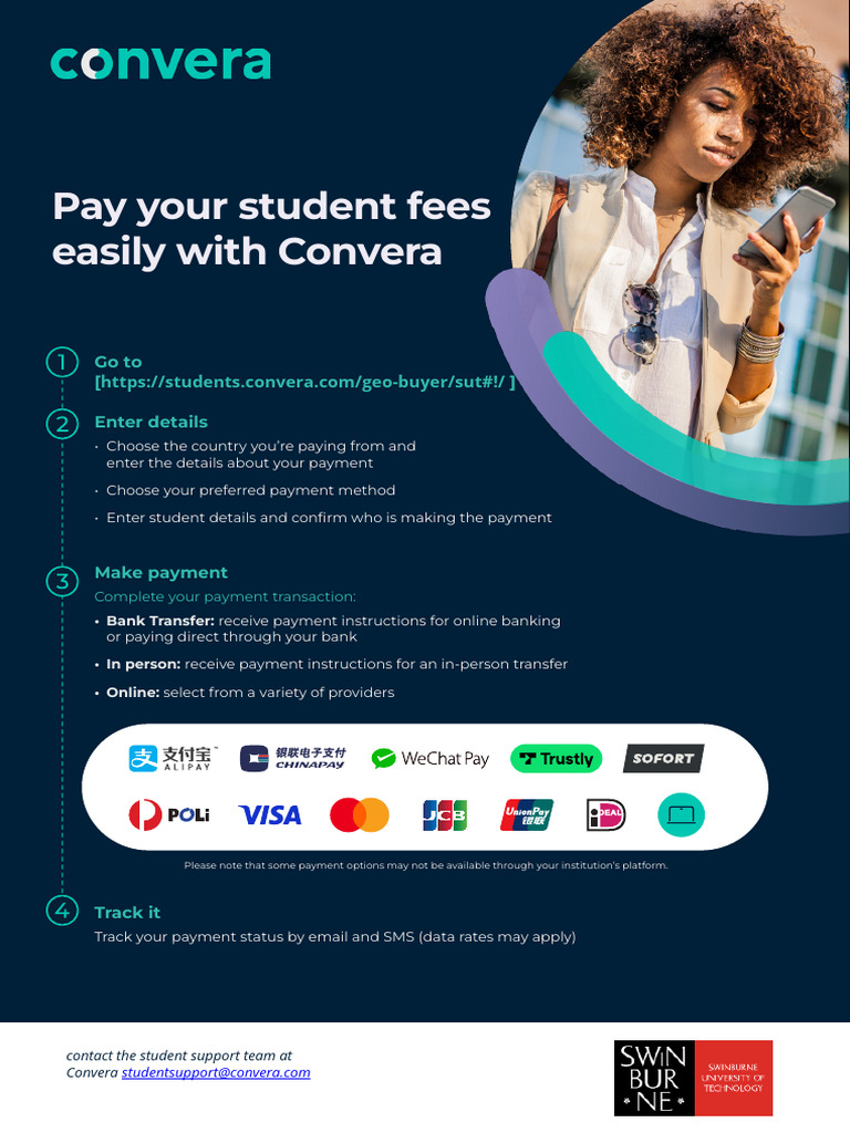 Convera-Student-Infosheet | PDF | Payments | Banks