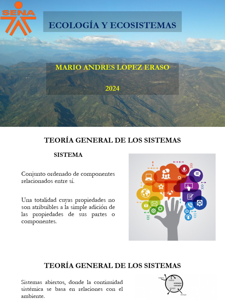ECOLOGÍA Y ECOSISTEMAS | Descargar gratis PDF | Sistema | Ecosistema