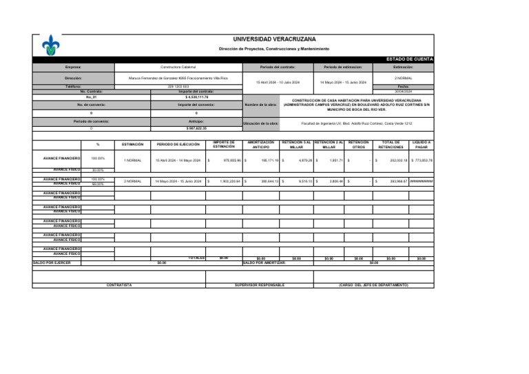 Edo Cuenta 2 Nuevo | PDF