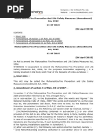 Maharshtra Fire Prevention and Life Safety Measures Act 2006 | PDF ...