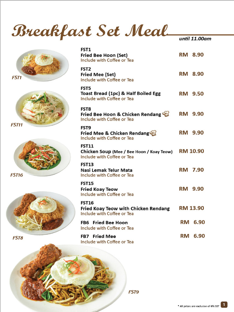 SAHA Menu Bangi NEW 2022 | PDF