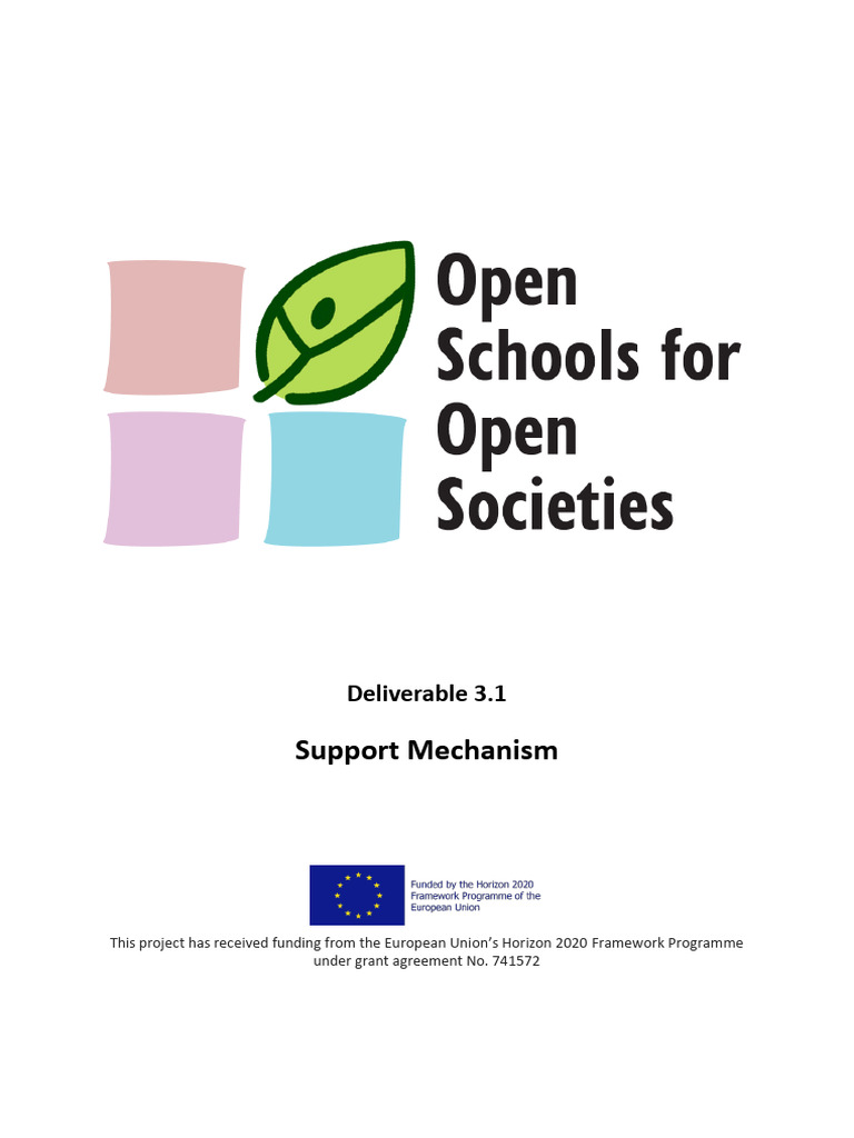 D3.1 Support Mechanism | PDF | Learning | Science