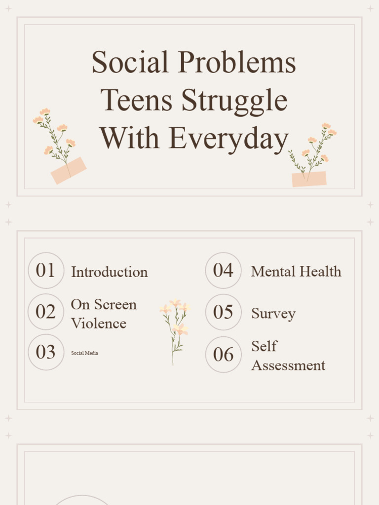 Social Media's Impact on Teen Mental Health | PDF | Mental Health ...