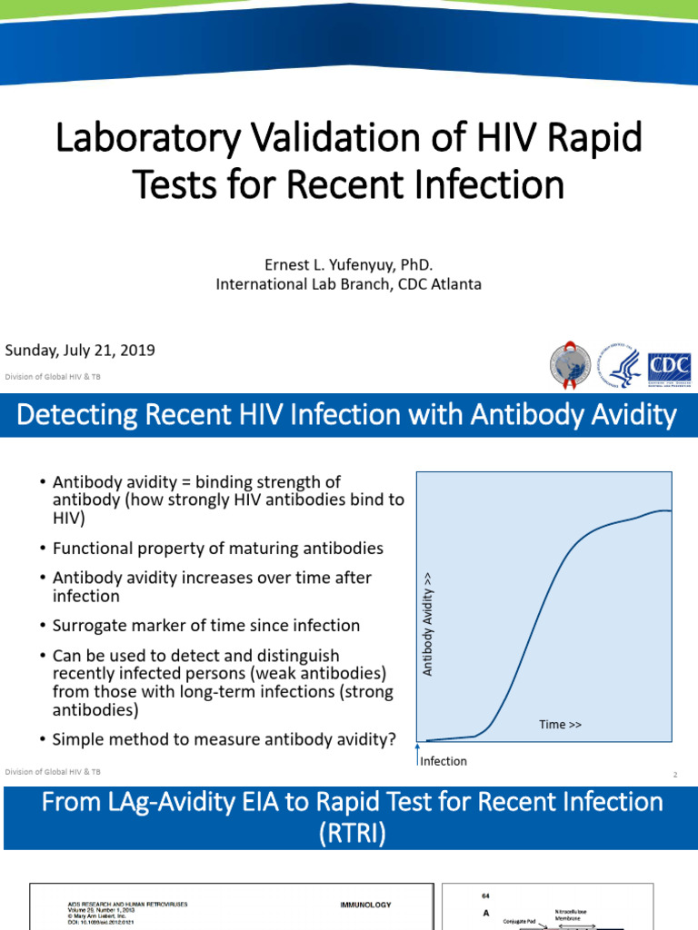 Laboratory Validation of HIV Rapid Tests For Recent - IAS - EY | PDF ...