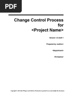 Change Control Board (CCB) Template | PDF | Risk | Risk Assessment