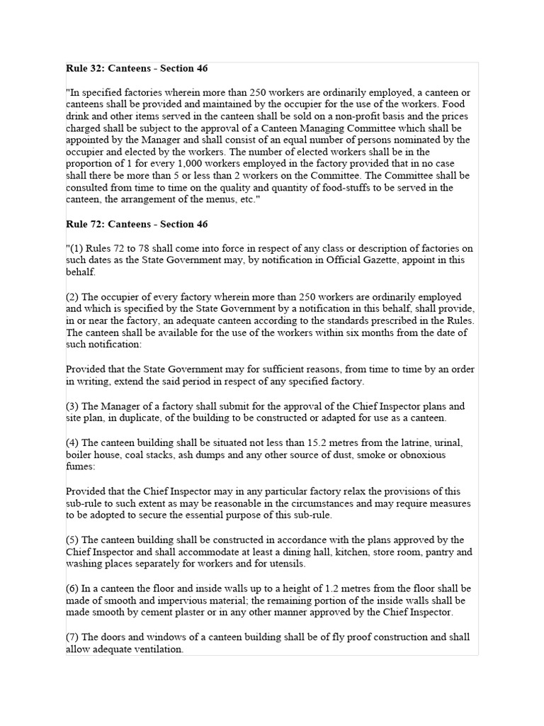 Rule 32 | Download Free PDF | Cafeteria