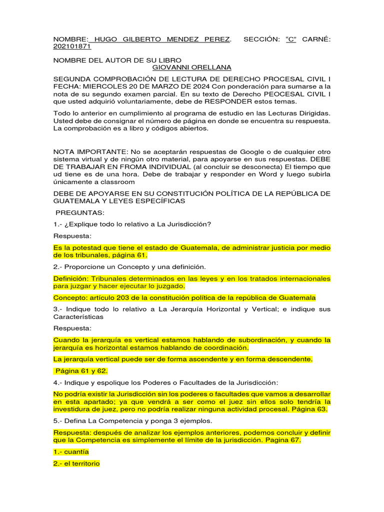 HUGO MENDEZ 20101871 | PDF | Jurisdicción | Judicaturas