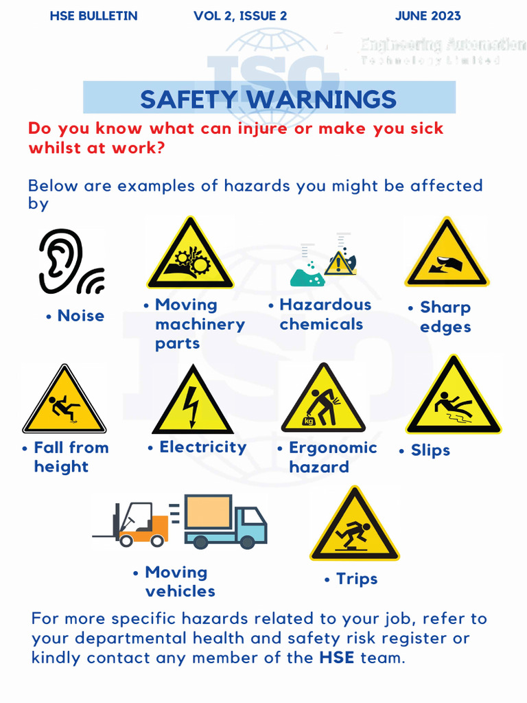 Safety Warnings Bulletin | PDF