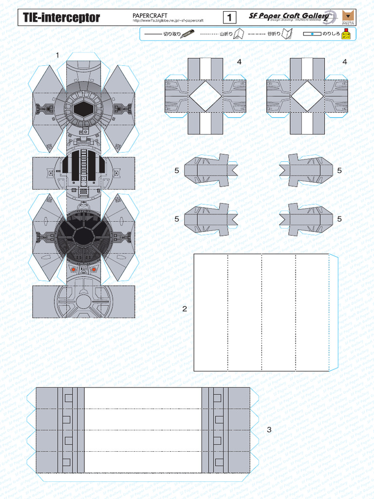 Interceptor - Star Wars - Plantillas | PDF
