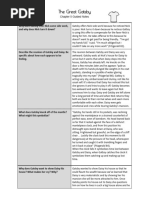 Gatsby - Ch.5 Symbols Analysis | PDF | The Great Gatsby