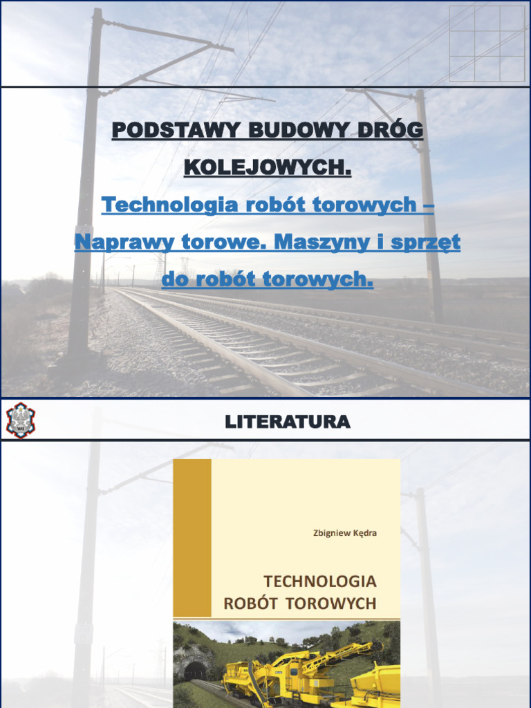 Technologia Robot Torowych | PDF