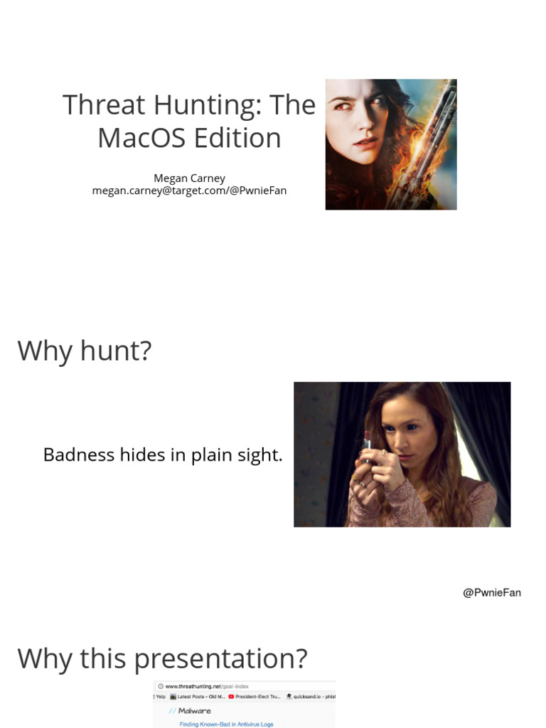 Threat Hunting Macos | PDF | Malware | Command Line Interface