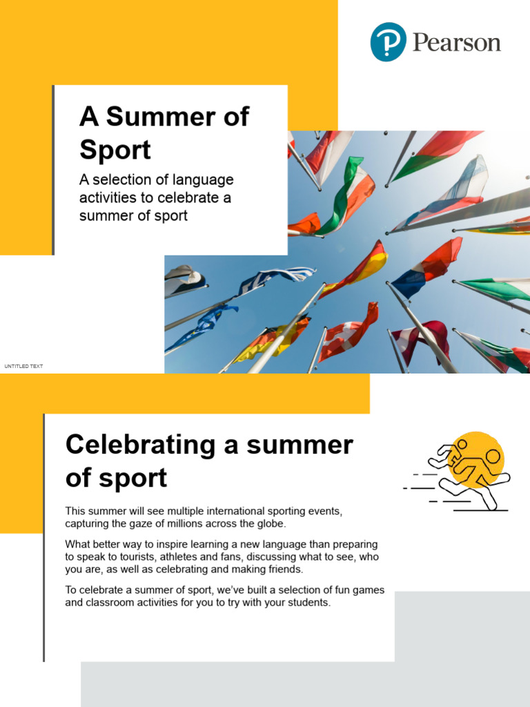 MFL GCSE A Summer of Sport Resource 1 | PDF
