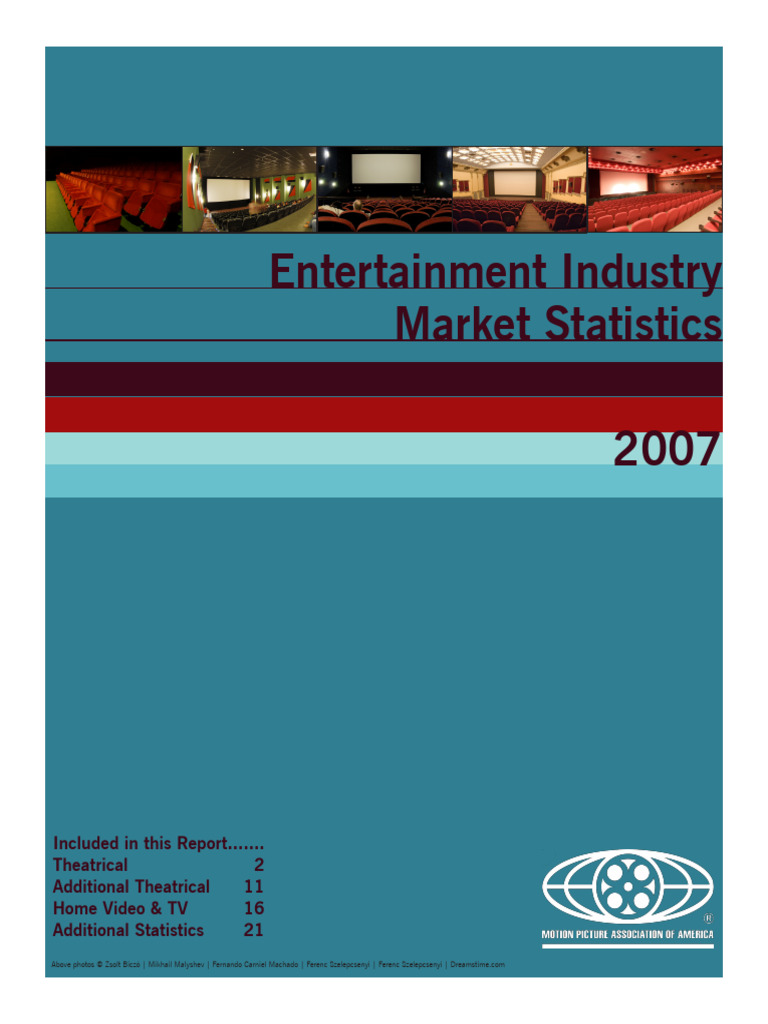 Us Entertainment Industry Market Stats | PDF | Box Office