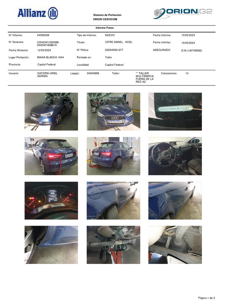 RPT Informe Fotos | PDF