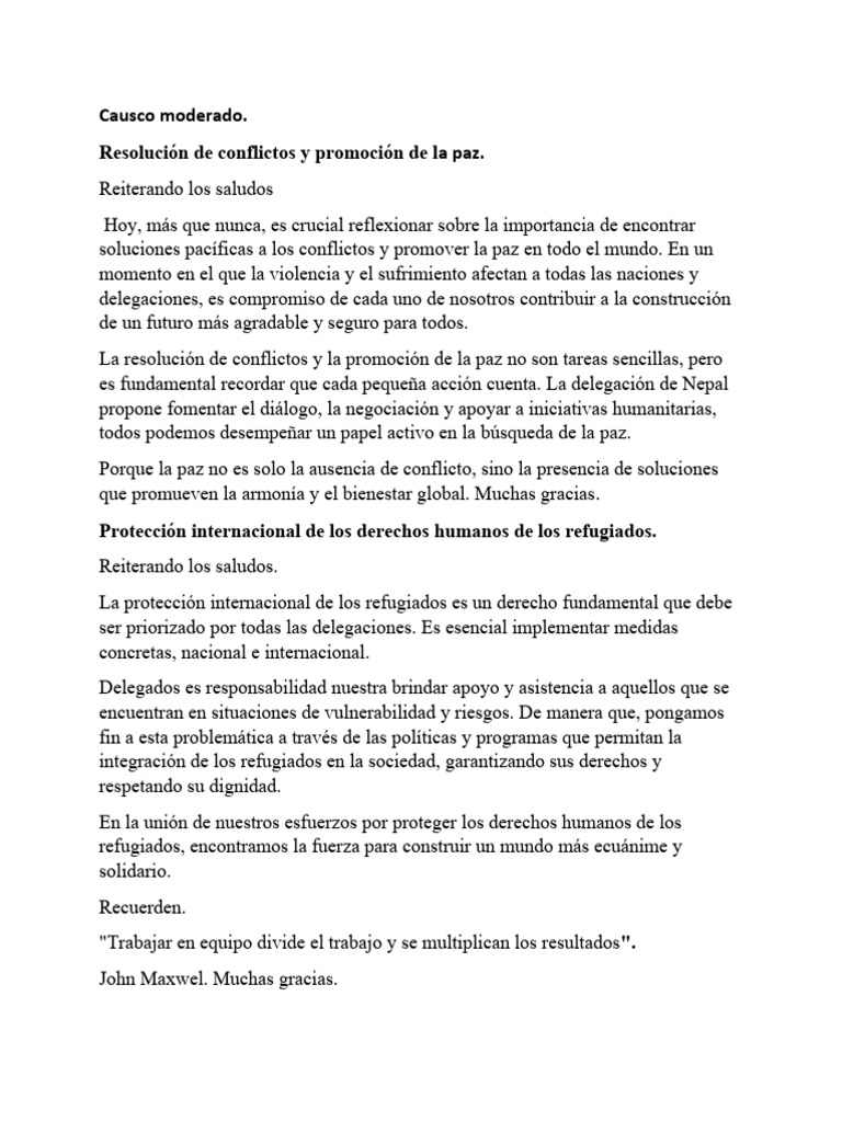 Causco moderado completo.. | Descargar gratis PDF | Refugiado ...