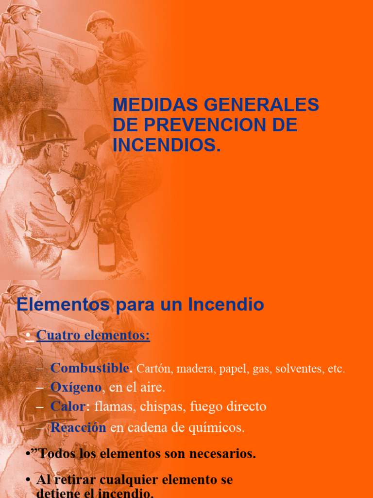 Prevención de Incendios | Descargar gratis PDF | Incendios | Combustibles