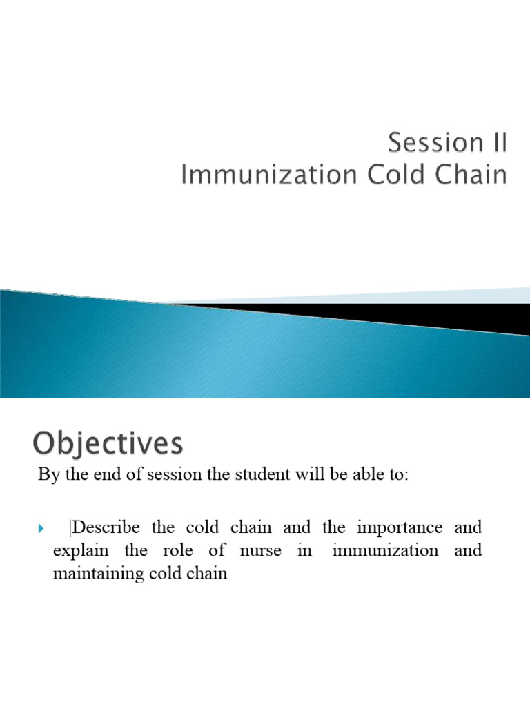 Cold Chain Management for Vaccines | PDF | Refrigerator | Vaccines