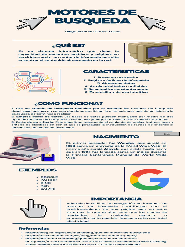 Infografia Motores de Busqueda | PDF | Red mundial | Internet y web