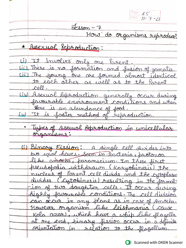 How Do Organism Reproduce Part 1 | PDF