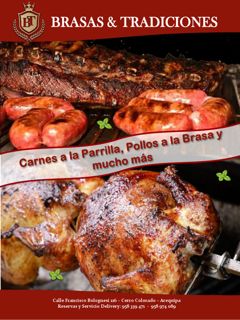 Carta Brasas Actualizado-1 | PDF | filete | Cocina latinoamericana