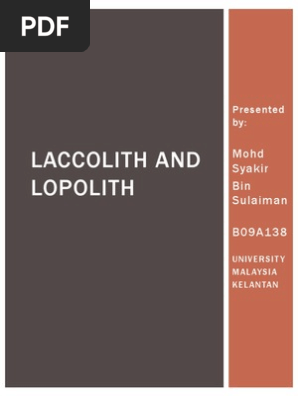 Lopolith