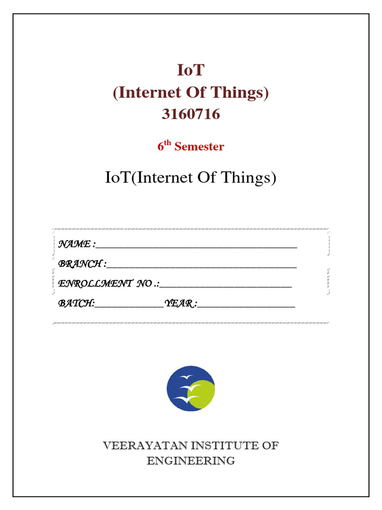 IoT Lab Manual | PDF | Raspberry Pi | Computer Security