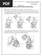 Projections of Solids in Engineering Drawing | PDF | Euclidean Geometry ...