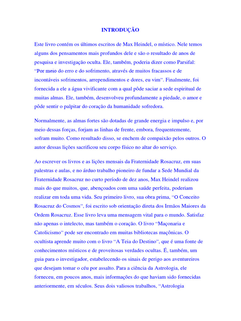 A Tríplice Alma segundo Heindel | PDF | Science | Rosacrucianismo