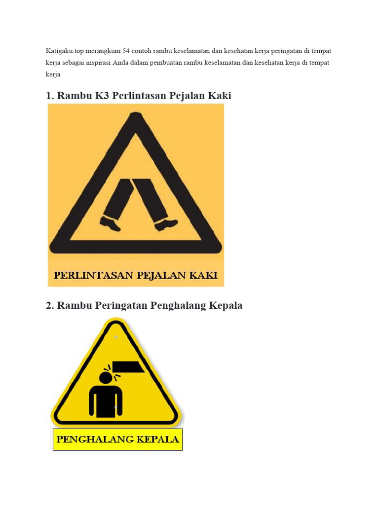 Simbol K3 | PDF | Griya & Taman