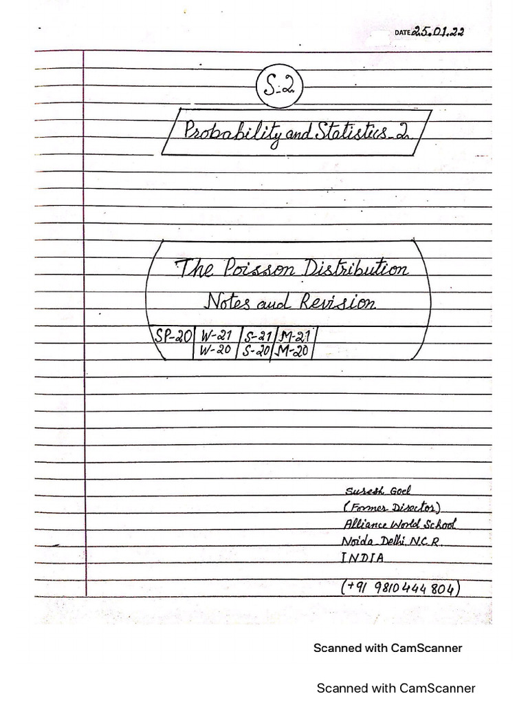 s2-the-poisson-distribution-notes-and-revision | PDF