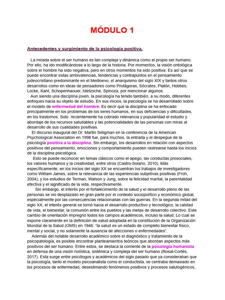 Resumen Modulo 1 y 2 Grupo y Liderazgo. | PDF | Sicología | Psicologia POSITIVA
